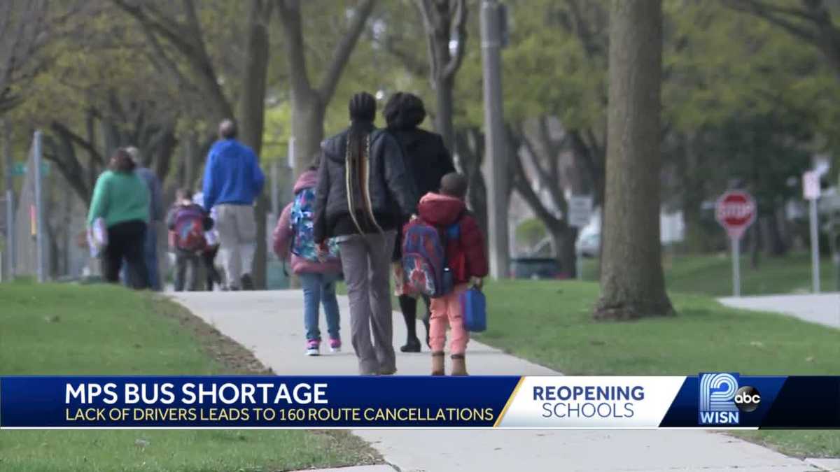 MPS bus routes canceled on first day back to in-person learning