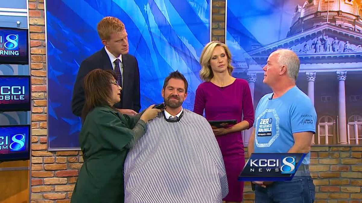 For a good cause! Riley O'Connor loses the beard