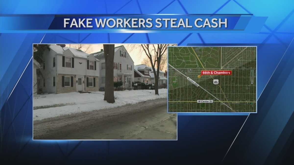 Men pose as city workers stealing from homes