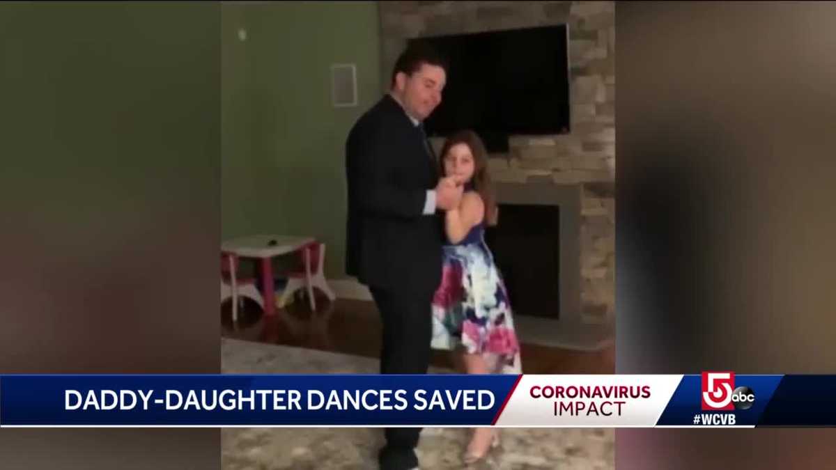 Fathers Holding At Home Daddy Daughter Dances