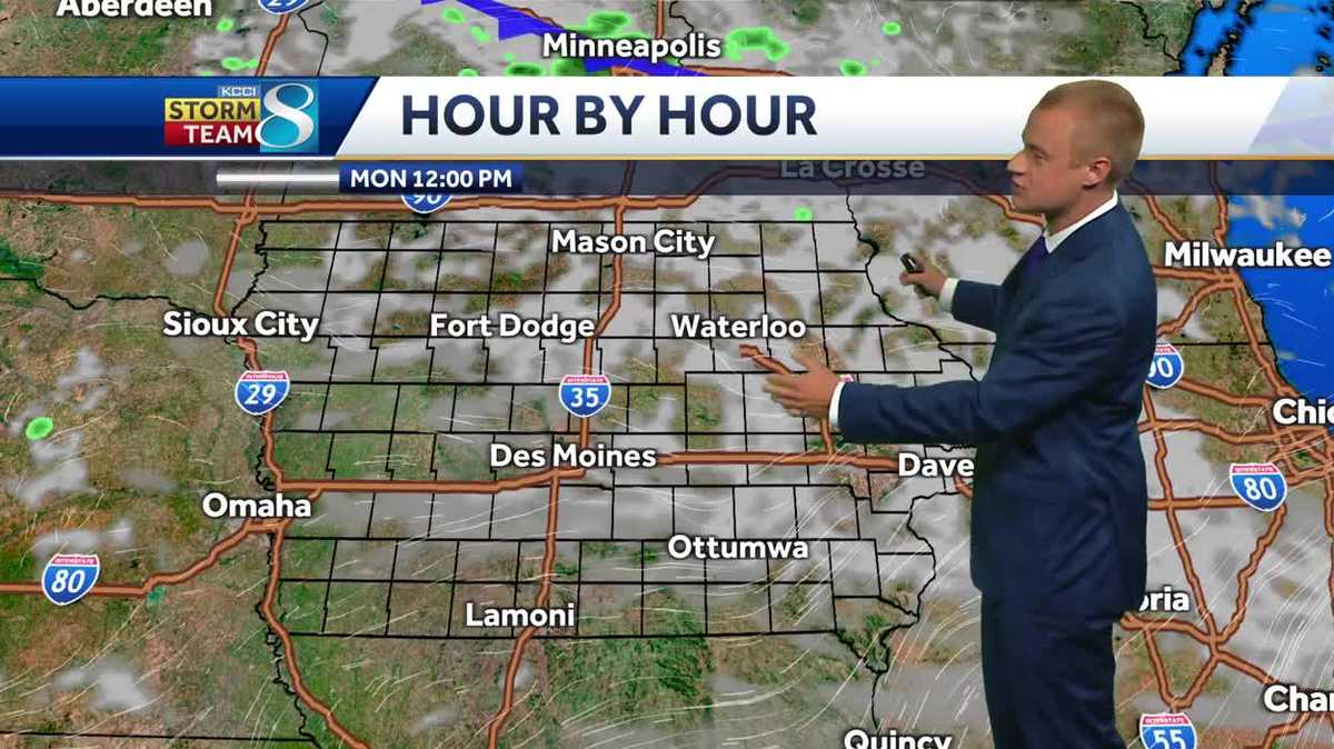 Iowa weather: New week brings more unsettled weather