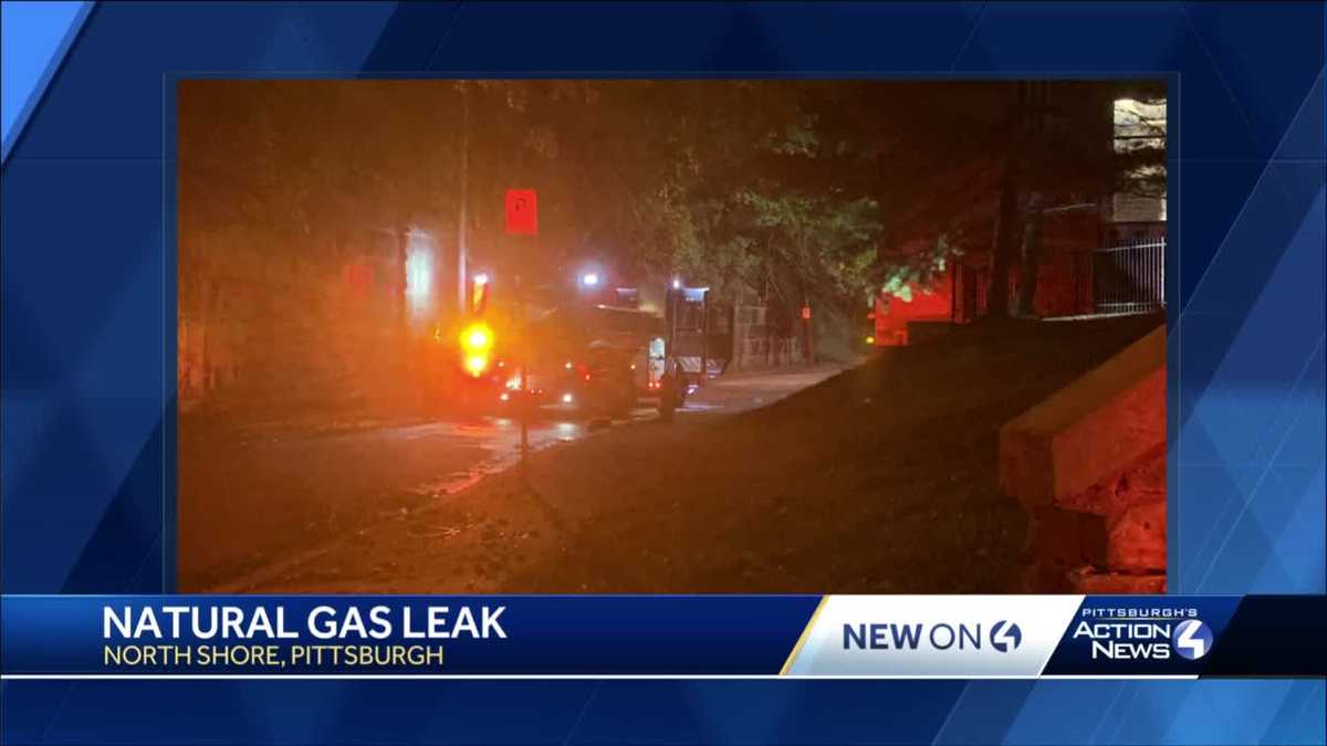 Pittsburgh firefighters respond to North Shore gas leak