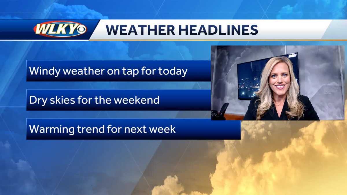Breezy weather for Saturday
