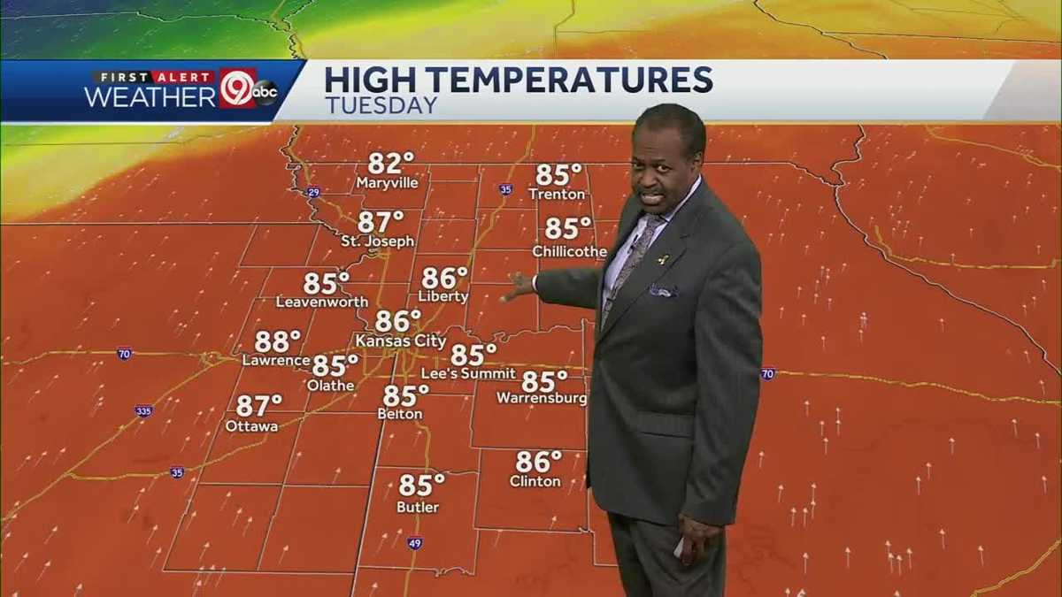 Toasty Tuesday, but fall temps on the way