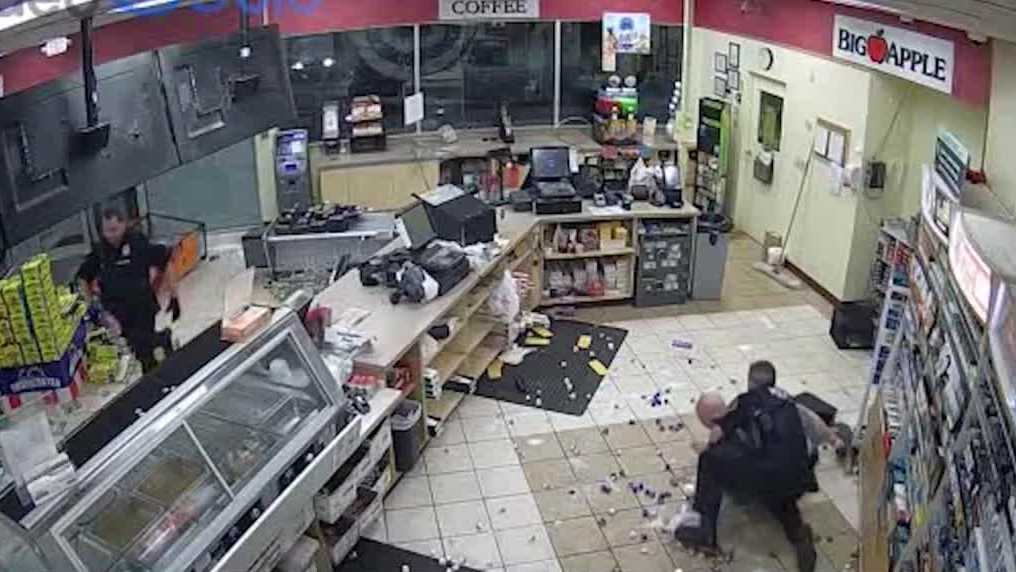 Caught On Video Man Accused Of Trashing Store Driving Through Doors