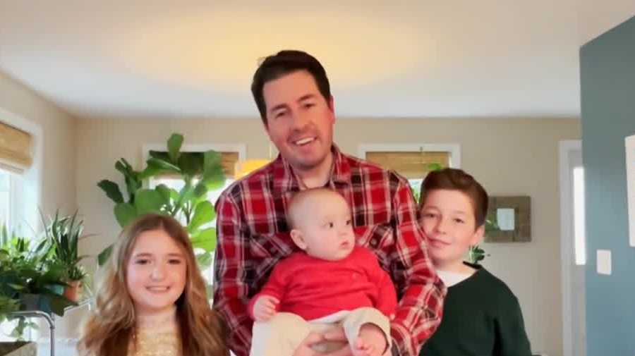 Adam Sexton, his kids show how to make chocolate penguin cookies