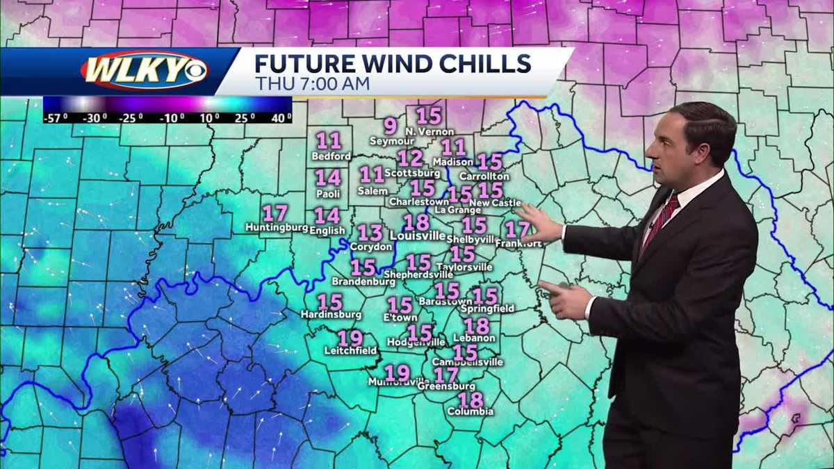 Cold tonight with wind chills in the teens
