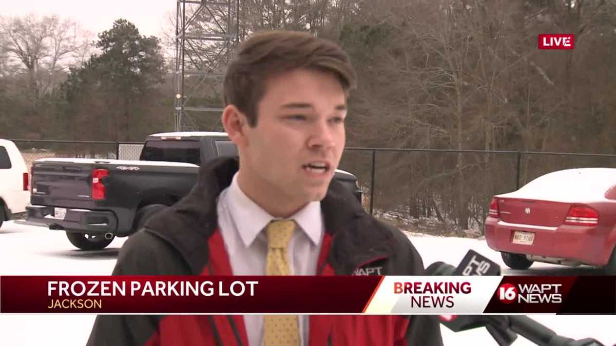 WAPT's Christopher Pipkin has scare on icy roads