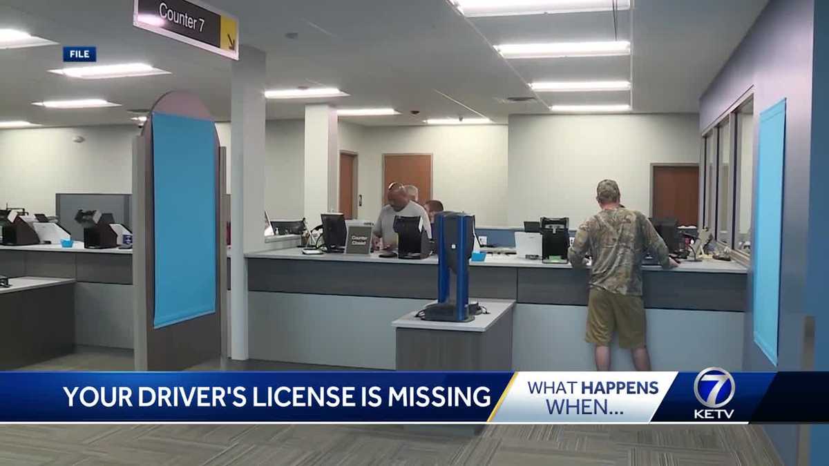 What happens when your license is missing?