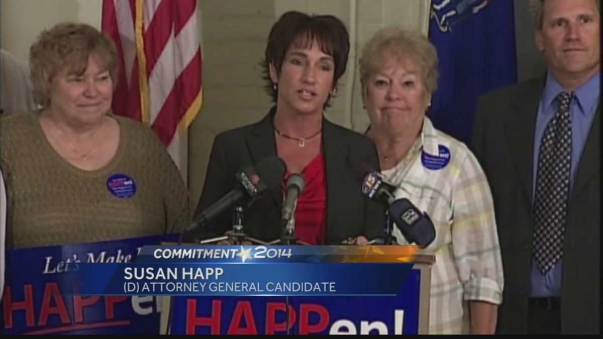 AG candidate Susan Happ speaks after victory