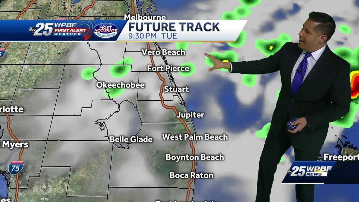 Weak front on the way