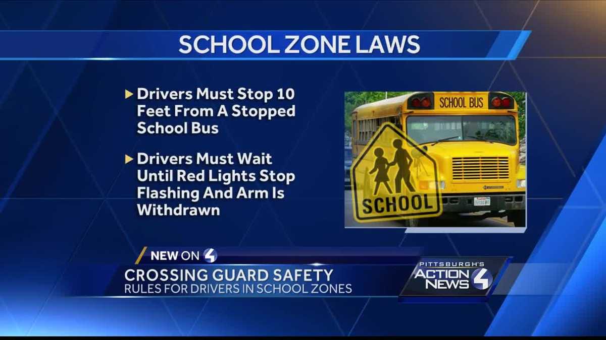 Crossing Guard Safety: Rules for drivers in school zones