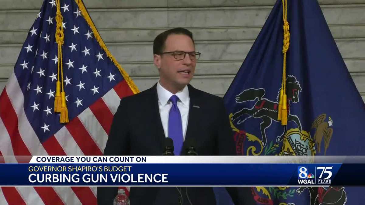 Gov. Josh Shapiro introduces gun violence budget proposal