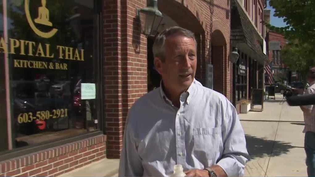 Republican presidential candidate Sanford hopes NH voters give him chance