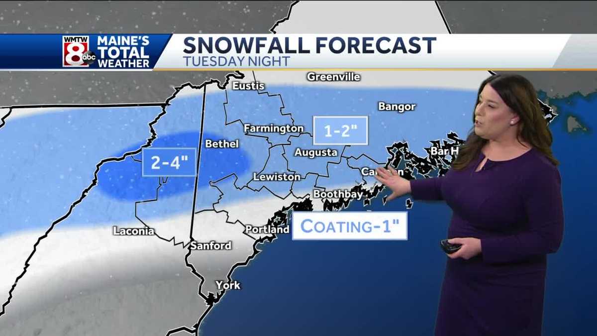 Mild days ahead and some nighttime snow