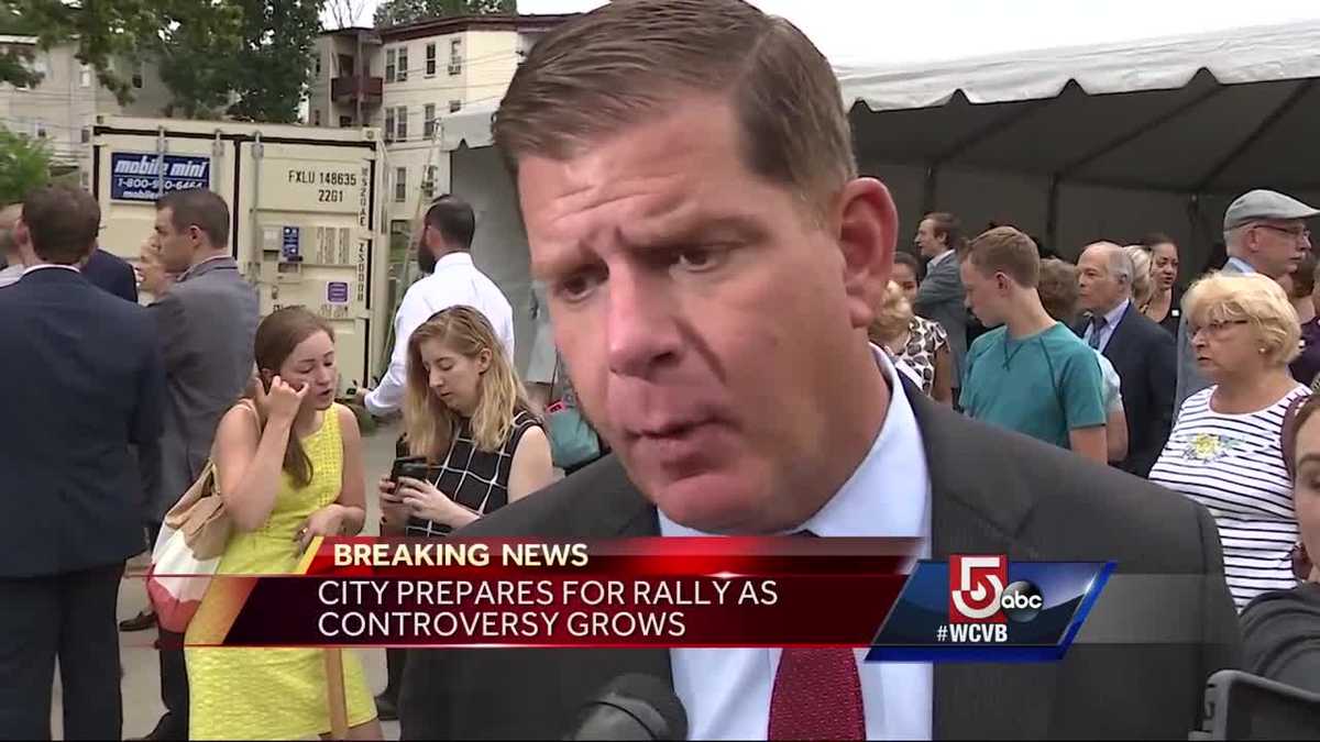 Boston prepares for rally as controversy grows