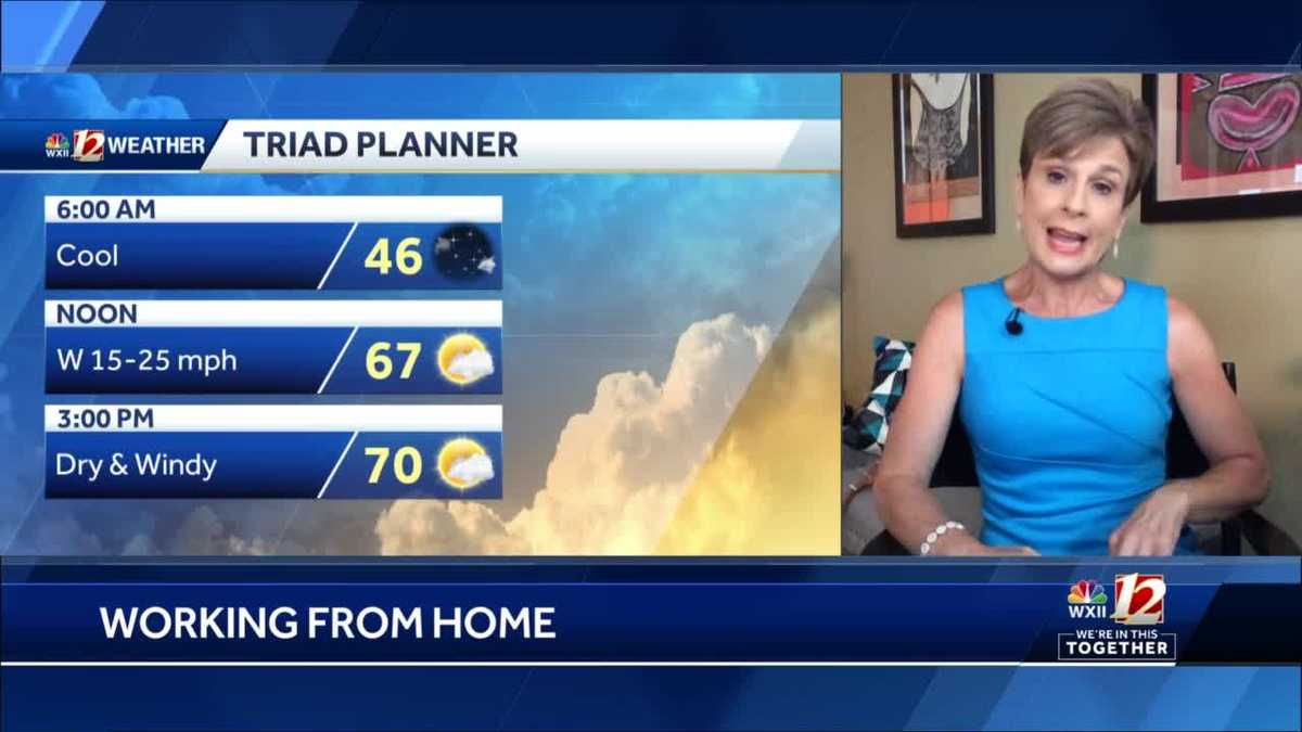 WATCH: Windy Tuesday, cold Tuesday night