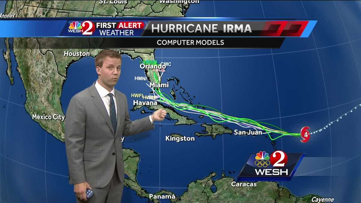 Latest on Irma and Tuesday's forecast
