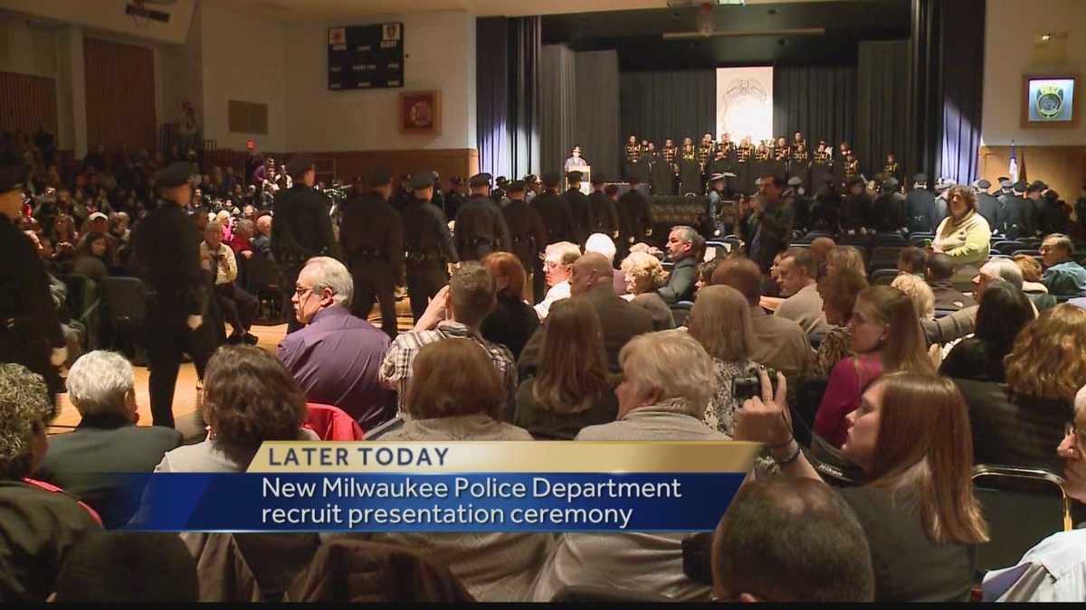 Milwaukee Police welcome new recruits today