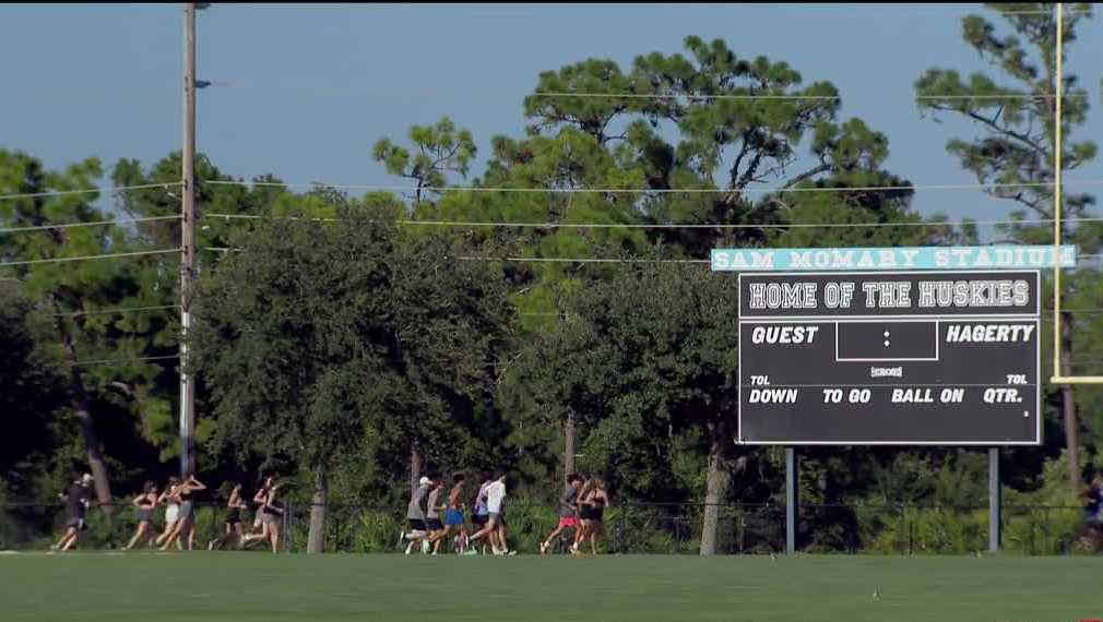 Florida high school coach talks heat safety