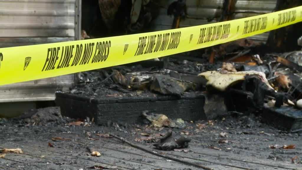 Raw video from scene of camper explosion