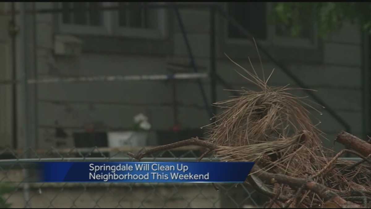 Springdale going door-to-door to clean up neighborhood