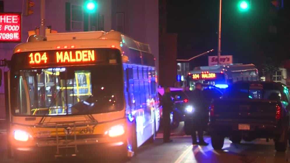Crash involving MBTA bus