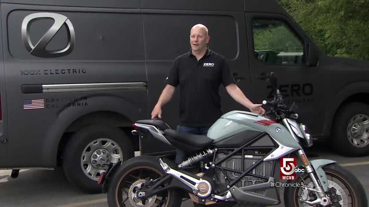 Riding an environmentally friendly motorcycle