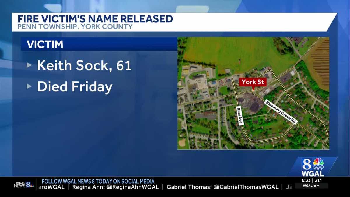 York County coroner identifies man who died after Penn Township house fire
