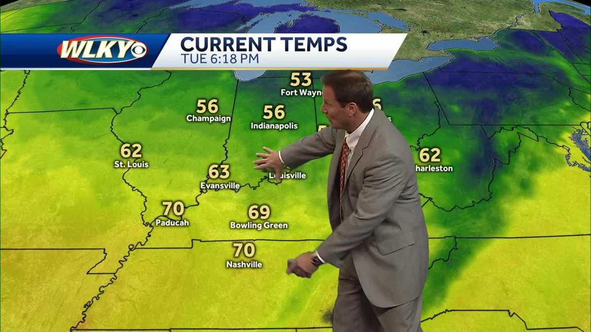 Cooler conditions coming