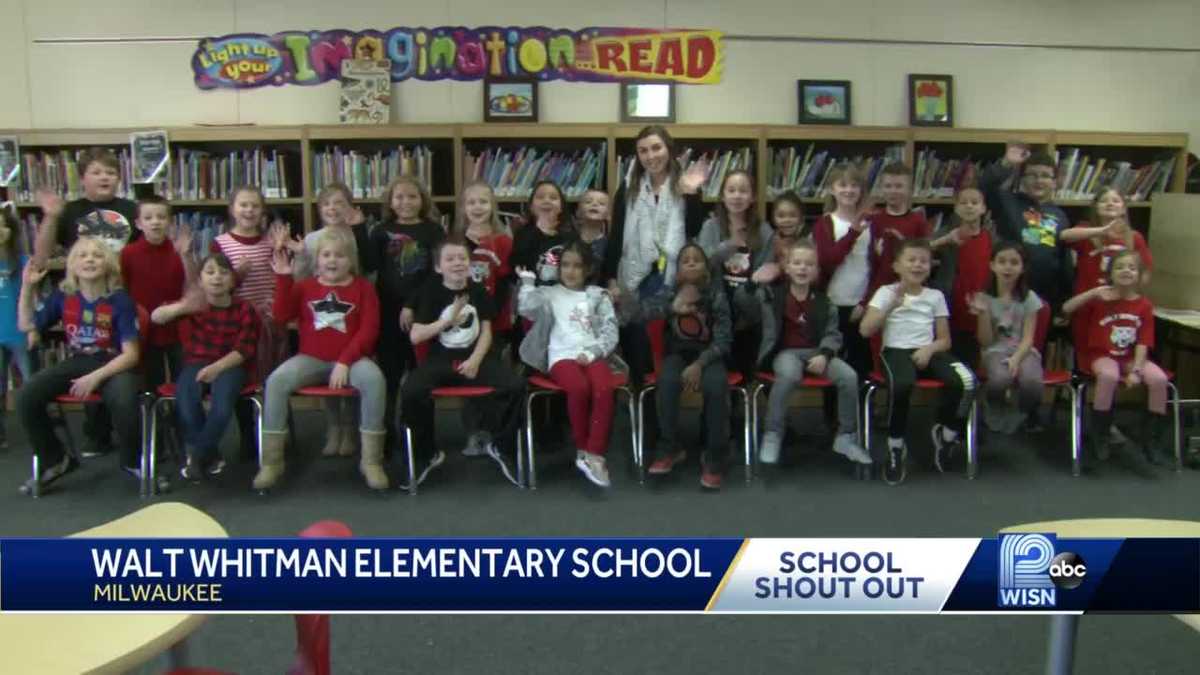 1/16 School shout out: Walt Whitman Elementary