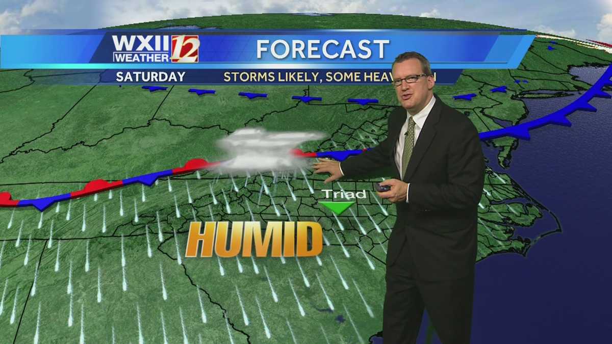 Brian Slocum: Some scattered storms in the Triad