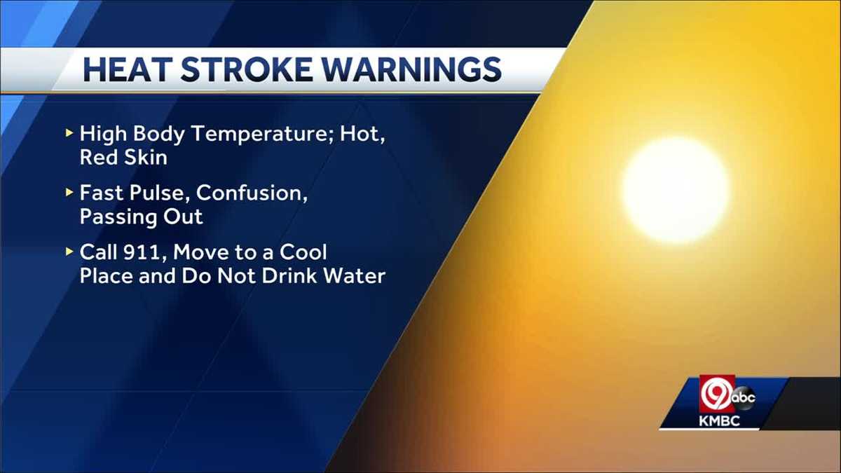 Know the warning signs: Heat exhaustion, heat stroke