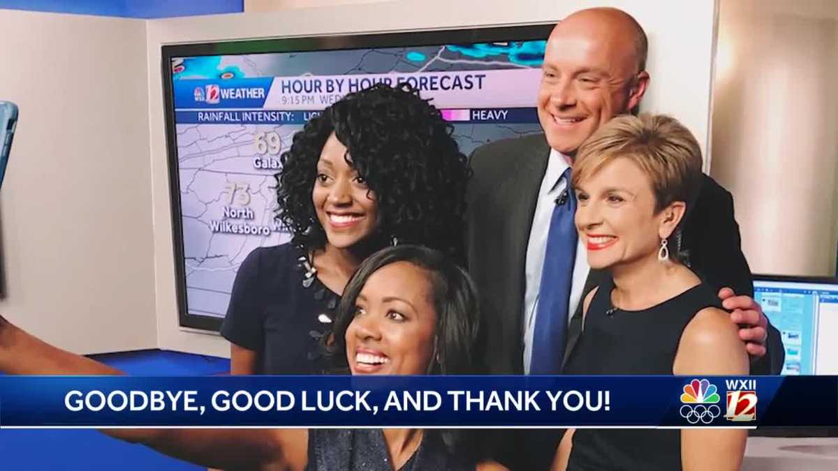 Briana Conner anchors her final newscast at WXII 12