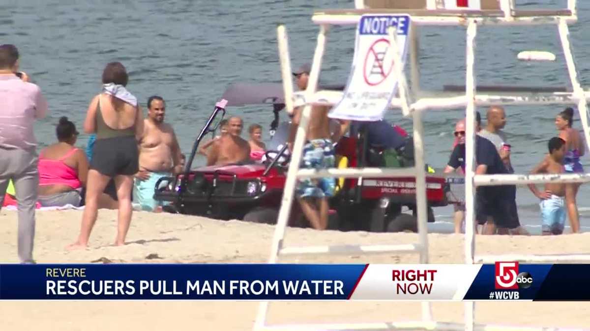 CPR performed on man pulled from Revere Beach