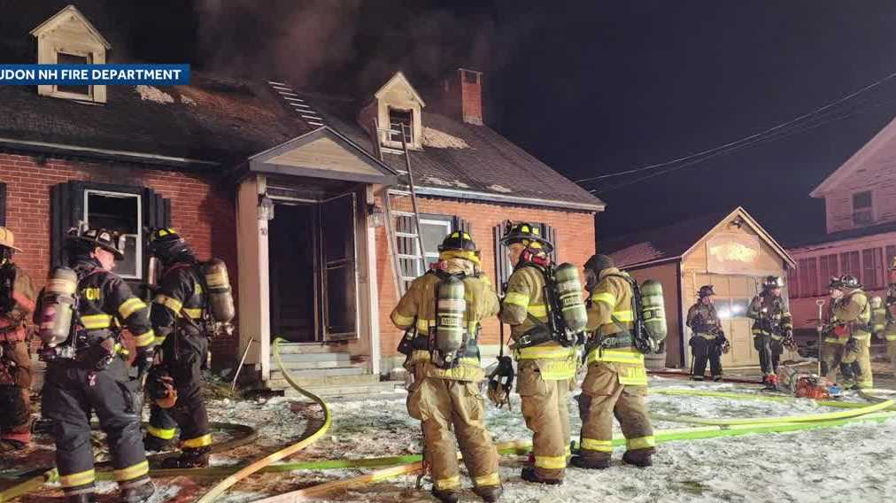 Barnstead, New Hampshire fire: Roof burned