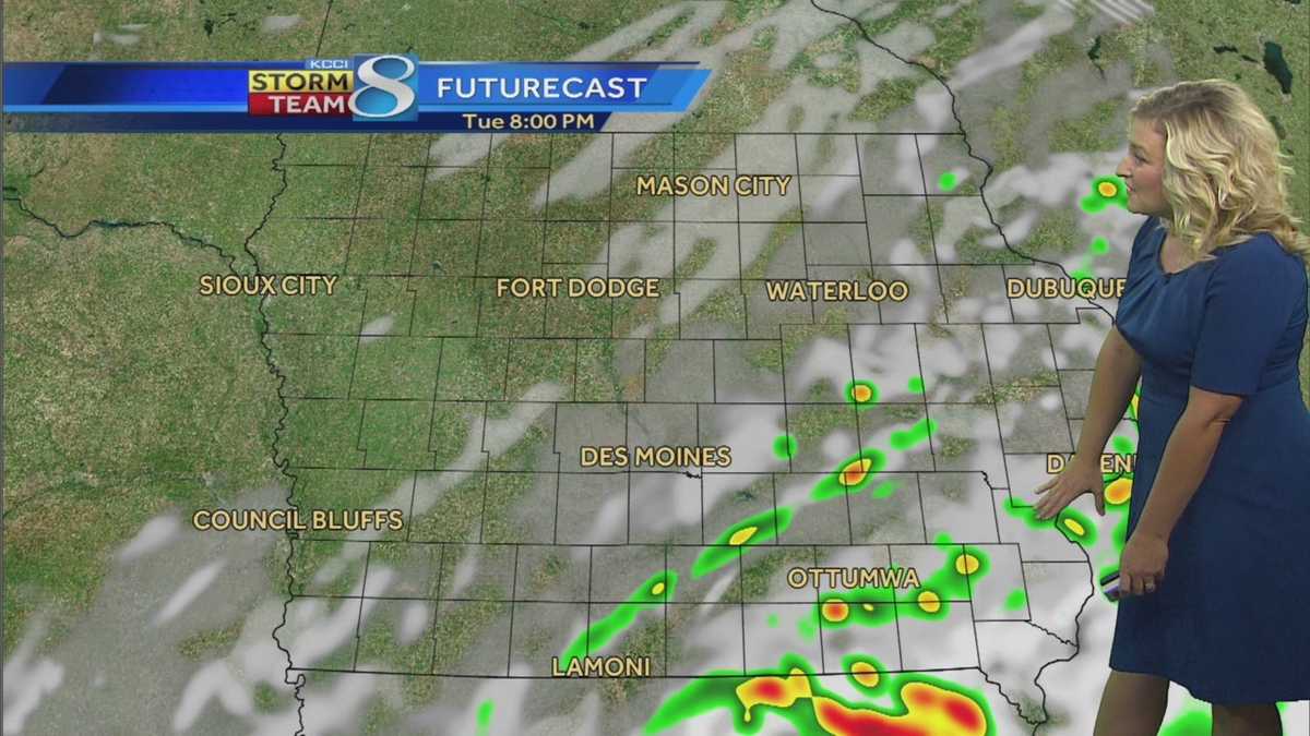 Videocast: Timing for more storms across Iowa today