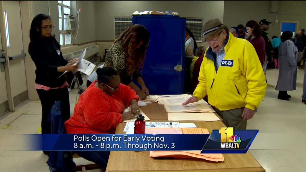 Early voting to continue through Thursday in Maryland