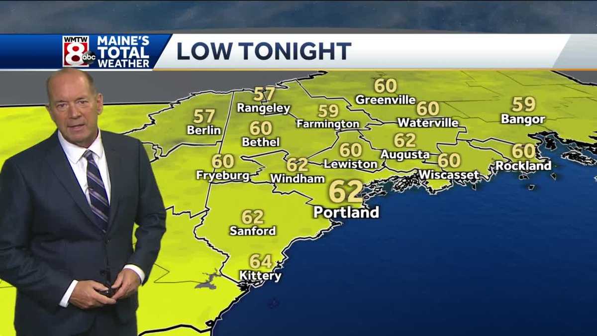 Mild and muggy ahead of Tuesday’s showers