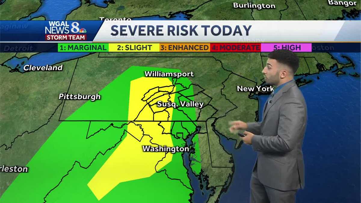 IMPACT: Few strong to severe storms late this evening in south-central ...
