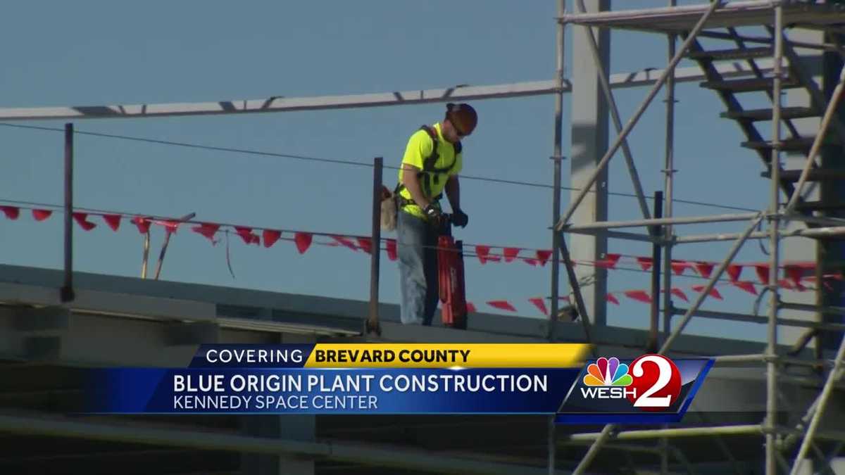 Blue Origin plant under construction outside Kennedy Space Center