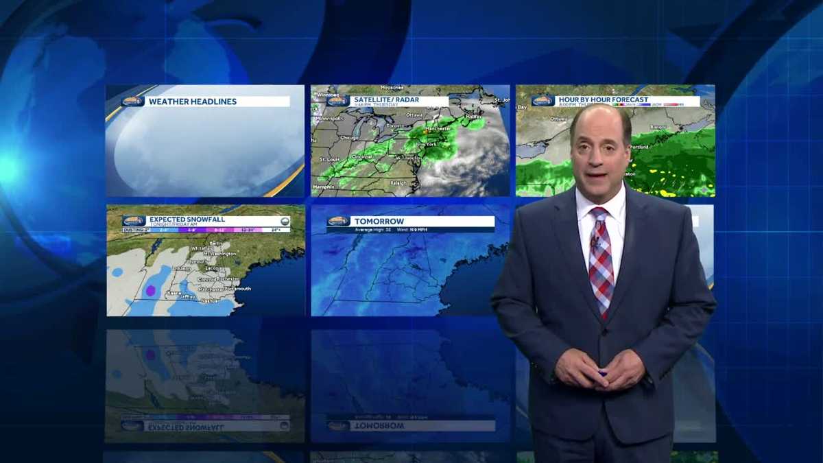 Watch: Light accumulation of snow possible