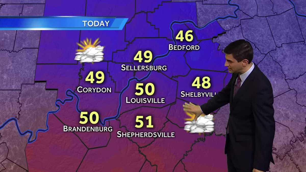 Mostly cloudy Wednesday