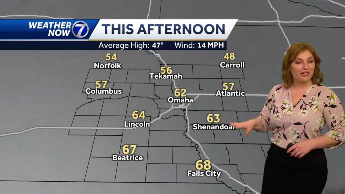 Warm and windy Sunday