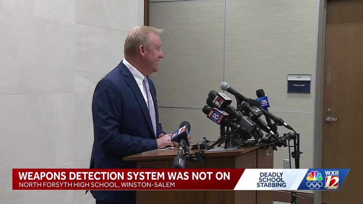 North Forsyth High School did not use a weapon detection system on day ...