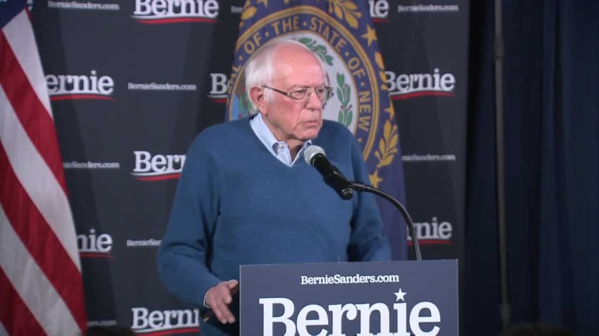 Bernie Sanders talks Iowa results in New Hampshire