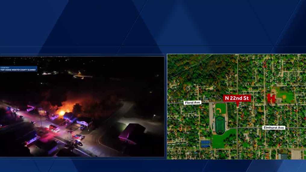 Firefighters control massive Fort Dodge blaze; no injuries reported