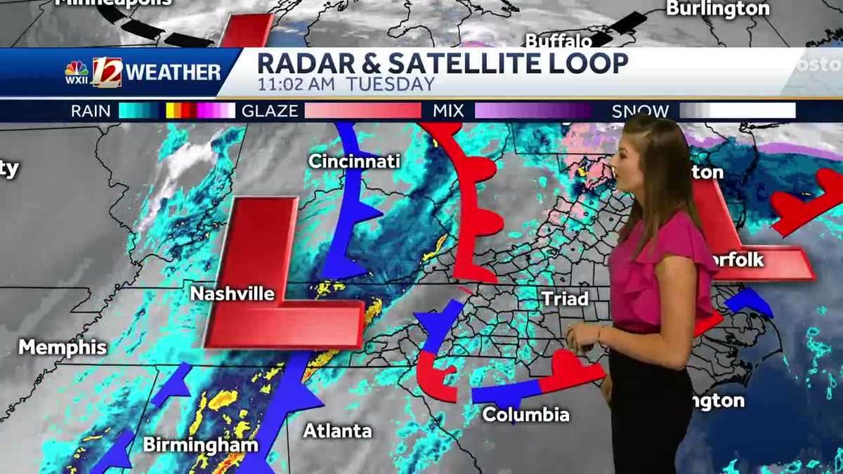 WATCH: Drizzle Now But Downpours Later, Windy Wednesday