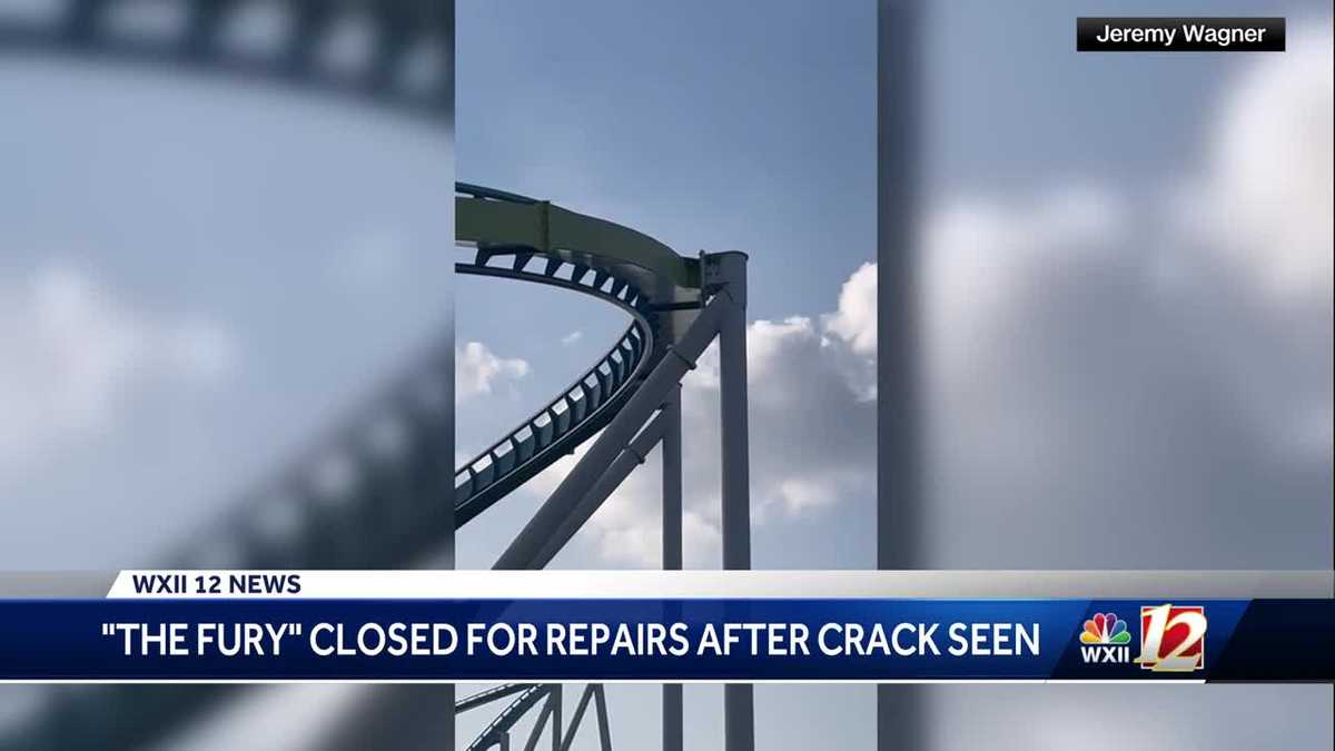 North Carolina: Carowinds replaces support column on roller coaster