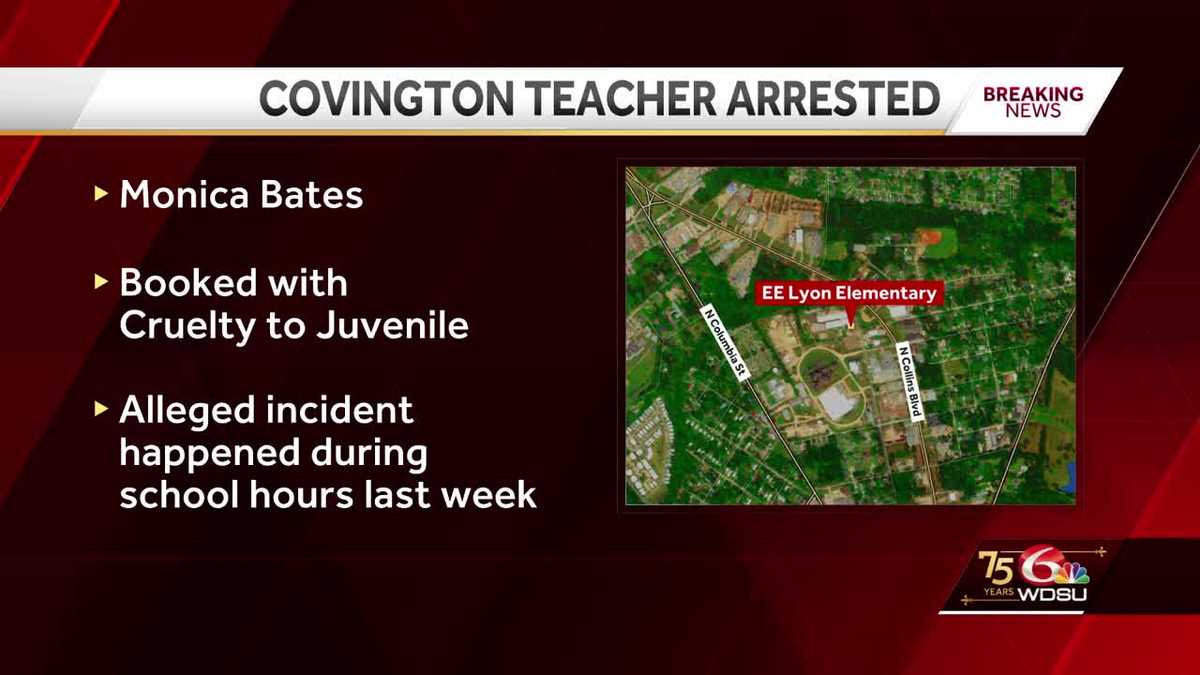 Covington teacher arrested cruelty to juvenile charge